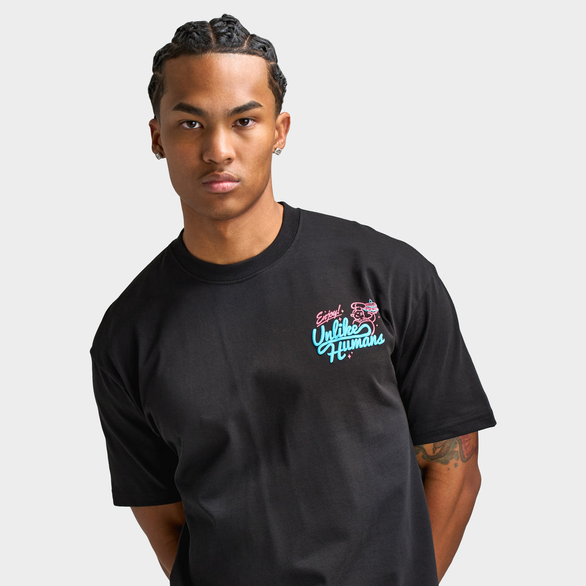 Unlike Humans Club T-Shirt / Black | JD Sports