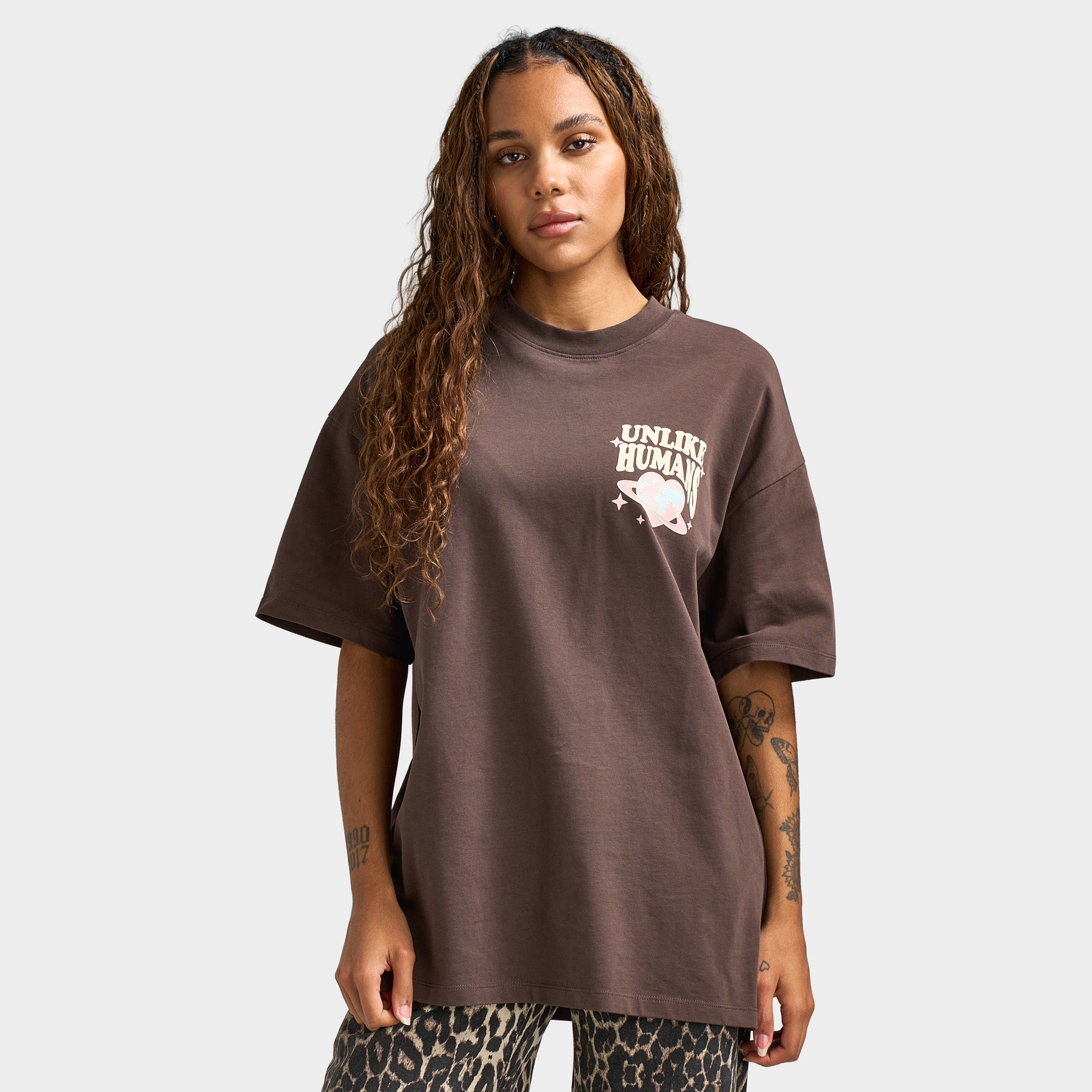 Unlike Humans Women's Protect Tee / Brown – JD Sports