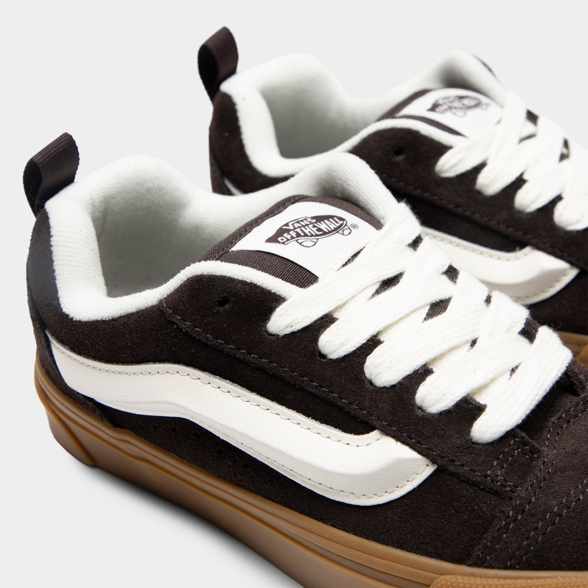 Vans Knu Skool Brown / White - Gum | JD Sports
