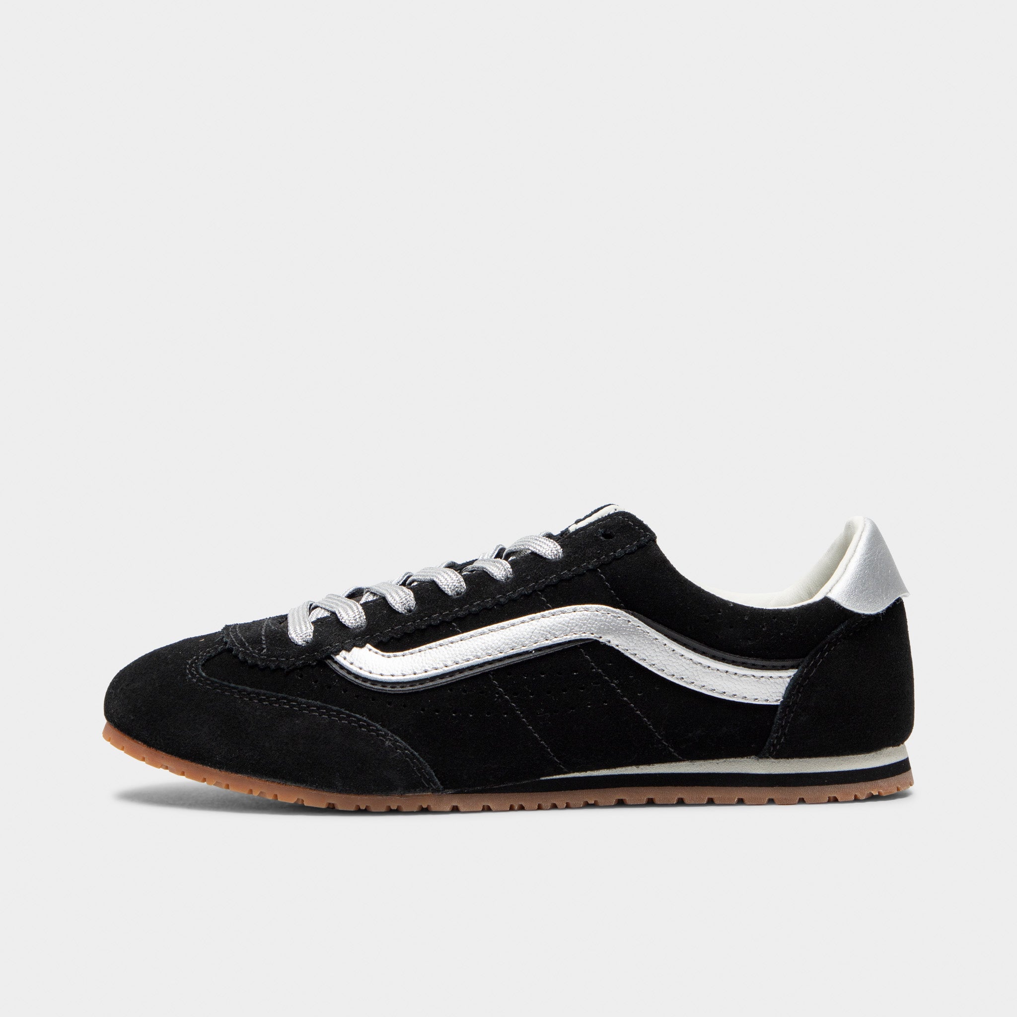 Vans Super Lowpro / Suede Black - Silver – JD Sports