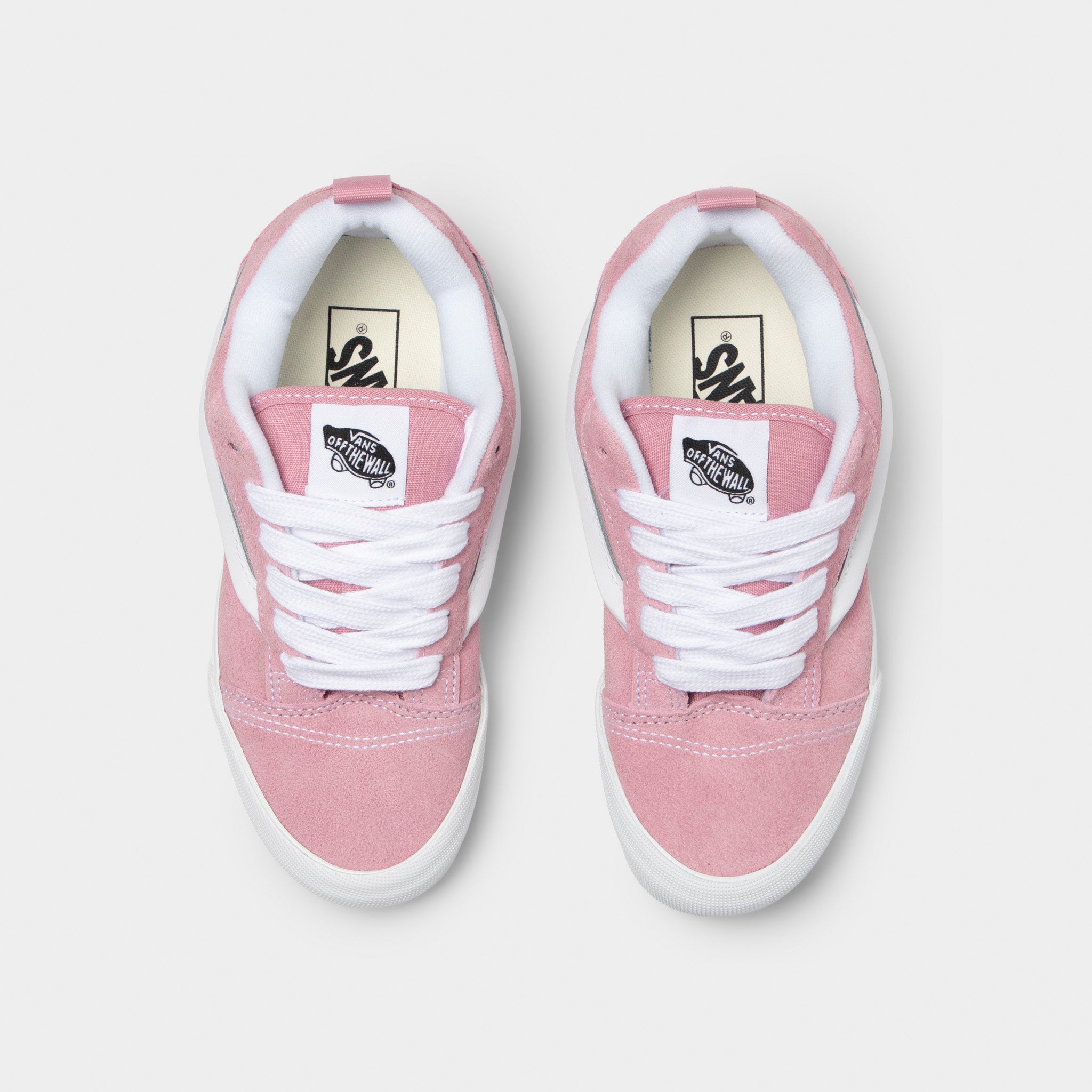Vans Juniors' Knu Skool Pink Dawn / White – JD Sports