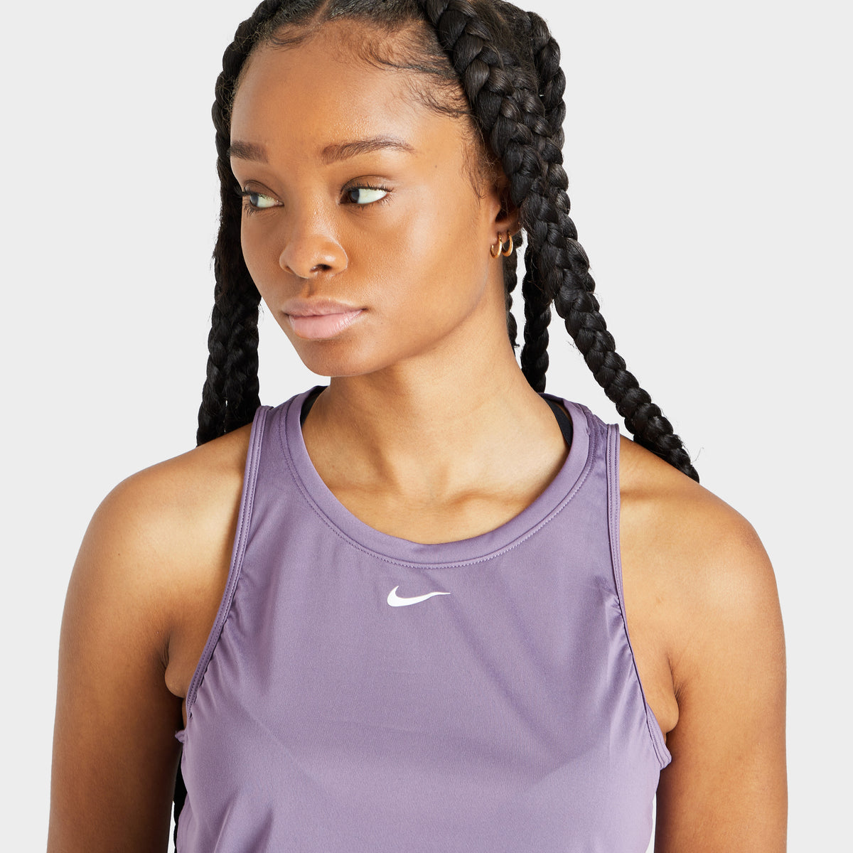 Nike Women's Dri-FIT One Standard Fit Tank / Amethyst Smoke | JD Sports