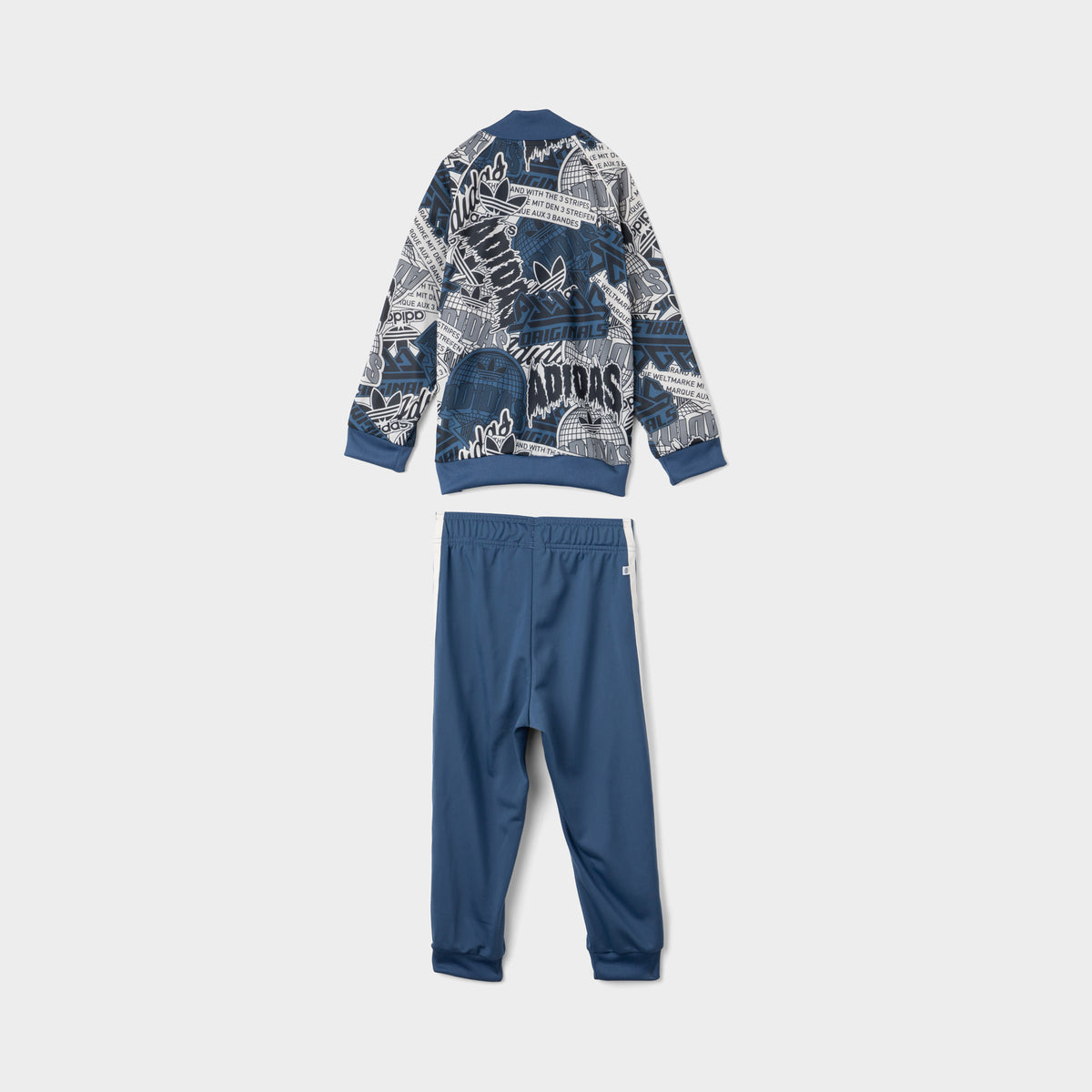 adidas Originals Childrens’ Allover Print Track Suit Wonder White / Bl | JD Sports